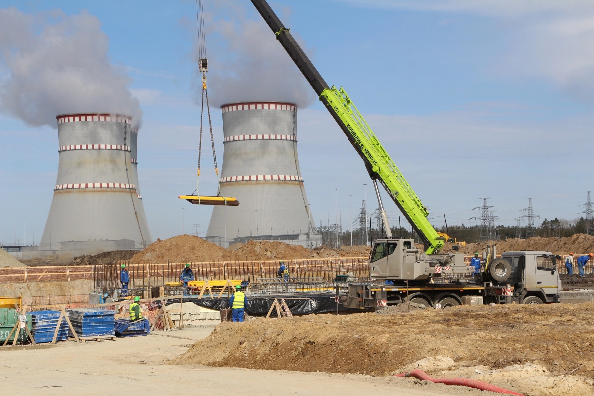 Construction sites in Russia