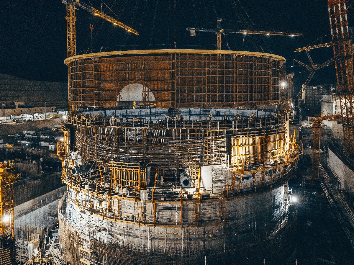 Vigorous Work on Site